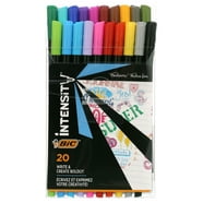 BIC Intensity Fineliner Felt Pen, Fine Point (0.4 mm), Assorted Colors ...