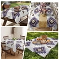 Farm Aztec Pattern Table Cloth 52x70in, Waterproof Rectangle Tablecloth ...