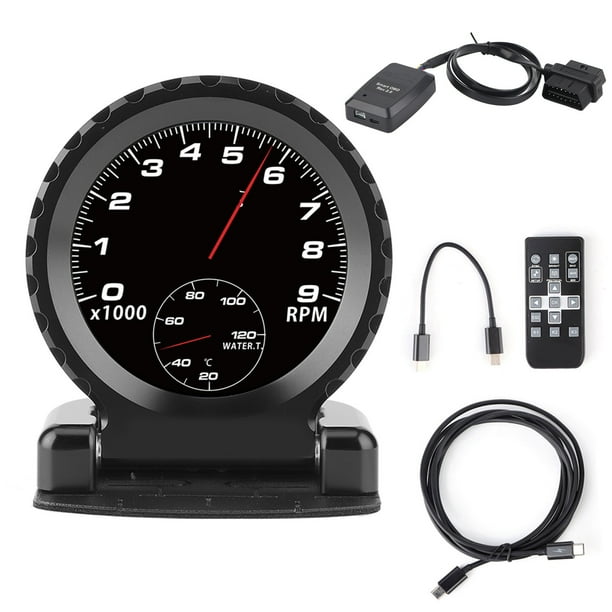 LCD Racing Gauge,Cammus Smart Meter I Car Dashboard Gauge OBD Gauge ...