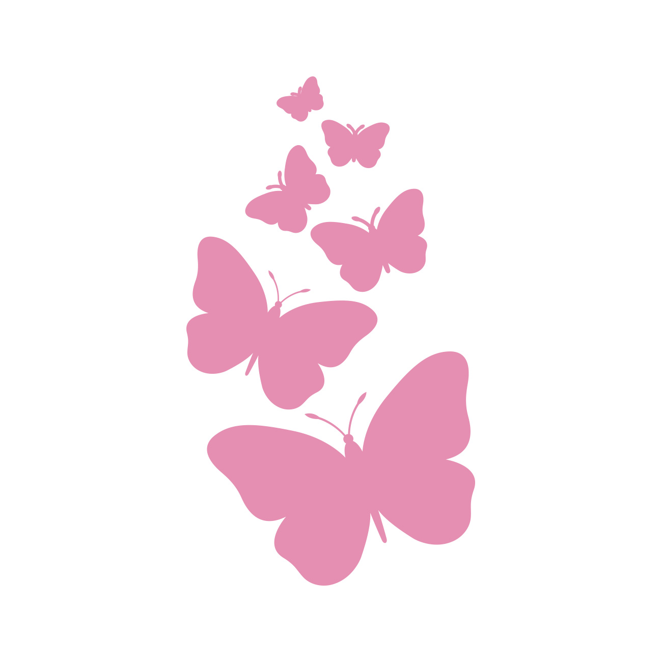 Butterfly Family Sticker Decal Die Cut - Self Adhesive Vinyl ...