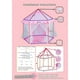 SHANNA Princess Castle Playhouse Tent for Girls with LED Star Lights ...