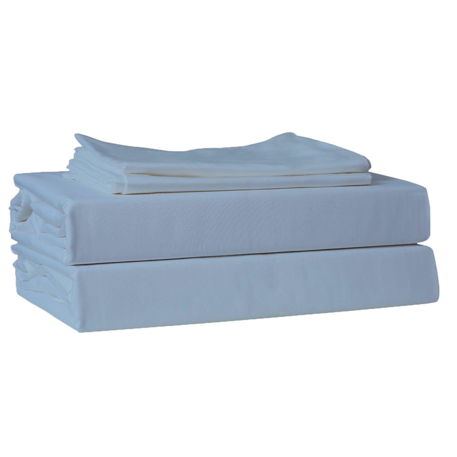 Just Linen 210 TC 100% Cotton Percale, Solid Color Sheet Set with Deep ...