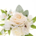NUOLUX Artificial Flower Cake Topper, Faux Floral Cake Decoration for ...