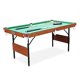 RACK Crux 55 in Folding Billiard/Pool Table (Blue 3-in-1 Multi Game ...