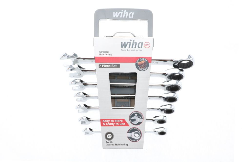 Wiha Combination Ratchet Wrench Set Metric 7Pc - Walmart.com