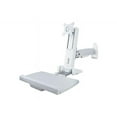 StarTech Sit-Stand Monitor Arm Keyboard Tray Desk Mount up to 27 ...