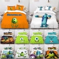 Cartoon Monster Duvet Cover Bedding Set Monster-Inc Theme Comforter ...