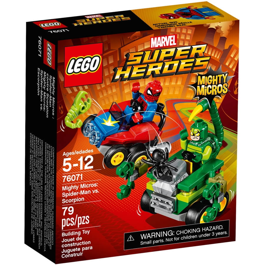 LEGO Super Heroes Mighty Micros: Spider-Man vs Scorpion 76071 - Walmart ...