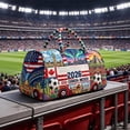 Quilted Hippie Van Duffle Bag, Soccer Fan Exclusive Carryall, Large ...