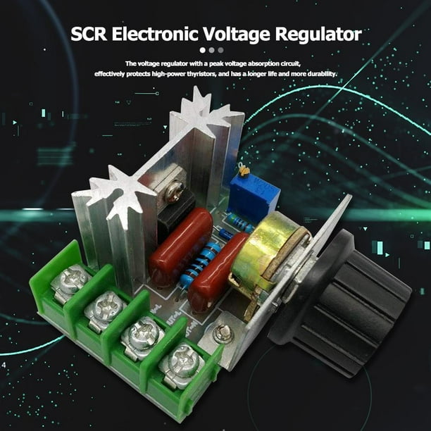 2000W SCR Electronic Voltage Regulator Dimmer Motor Speed Controller ...