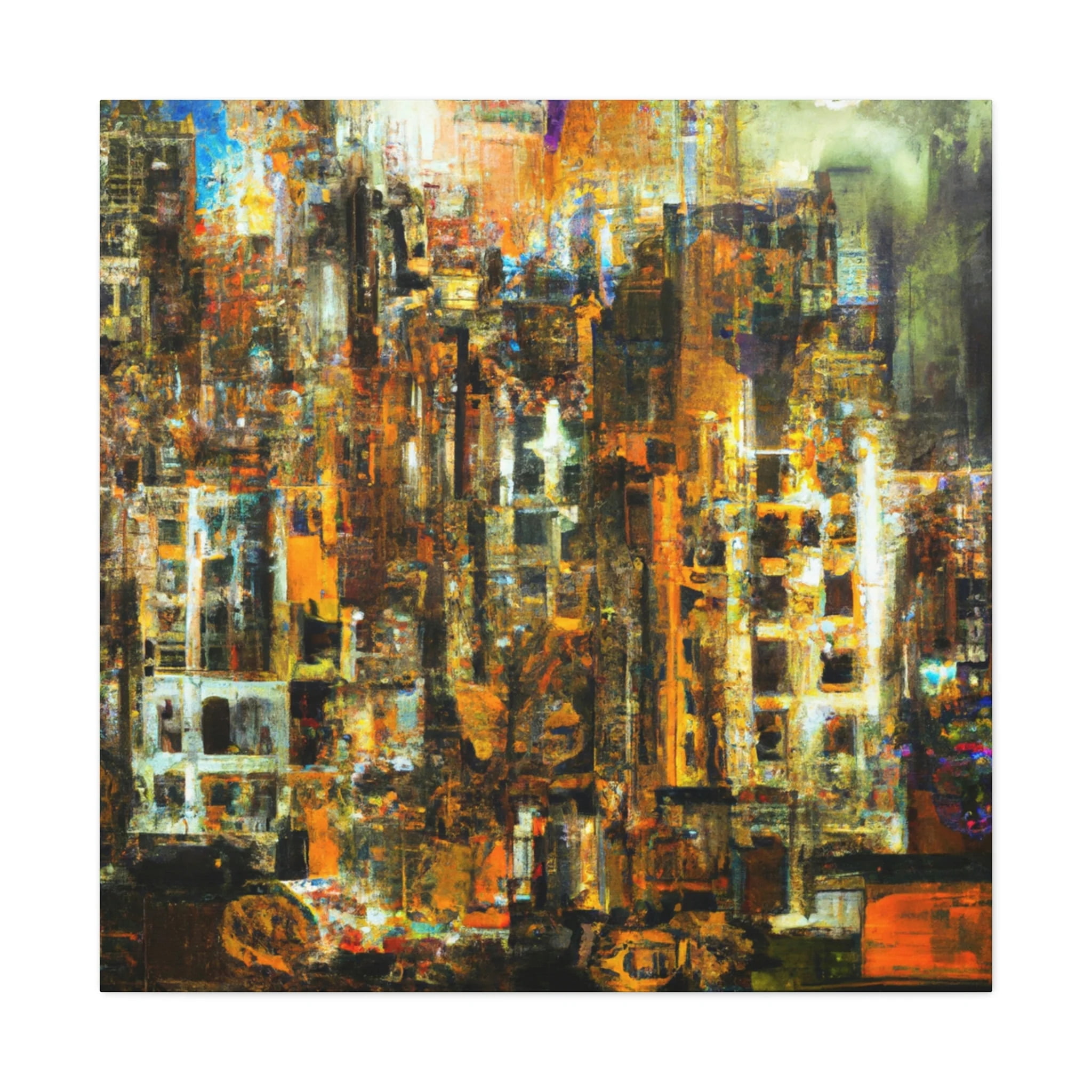 Expressionist Steampunk Dream - Canvas - Walmart.com
