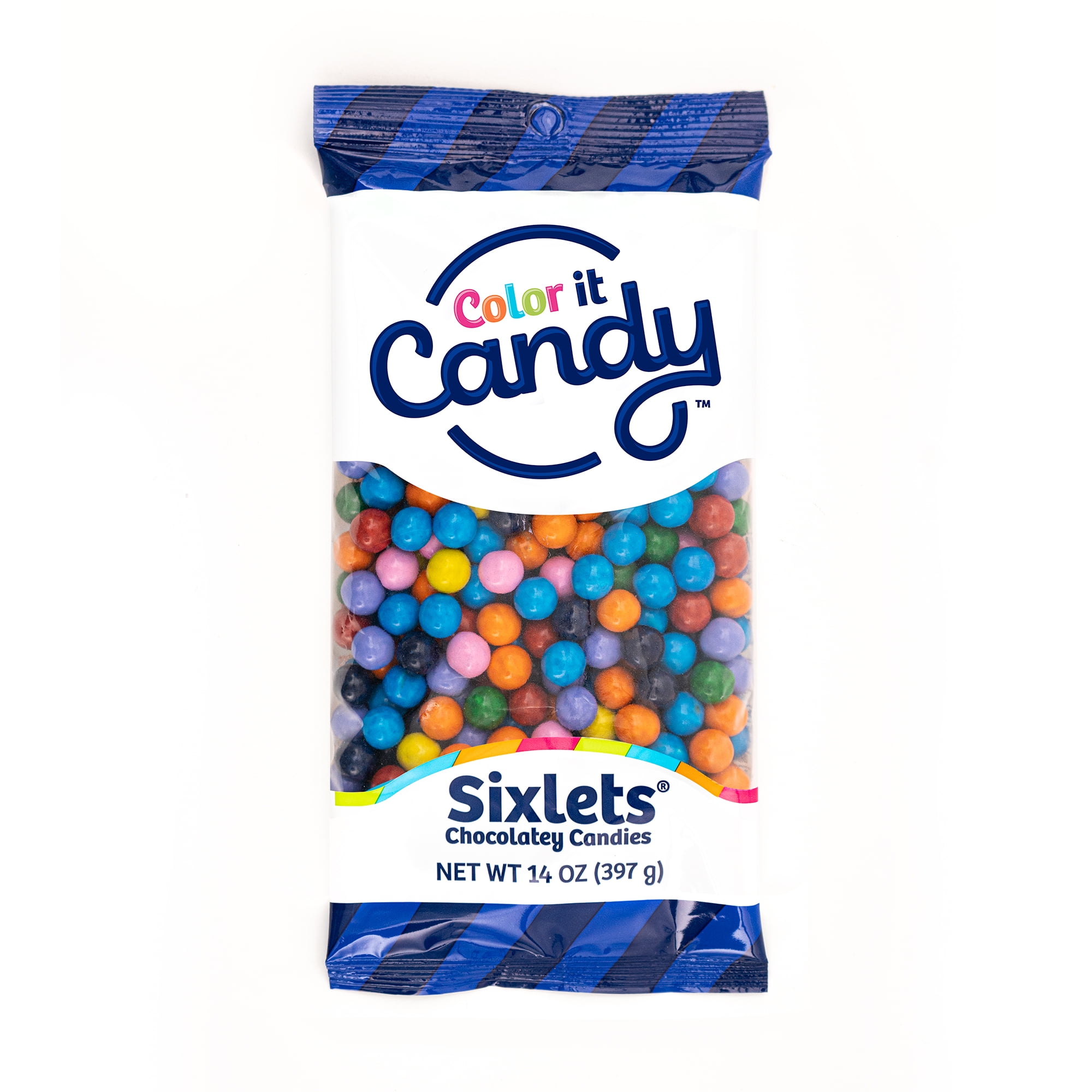 Color It Candy Tie Dye Mix Decorative Candy Buffet Sixlets, 14 oz ...