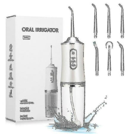 Oral Irrigator 3 Modes Usb Rechargeable Dental Water Jet 220ml Water ...