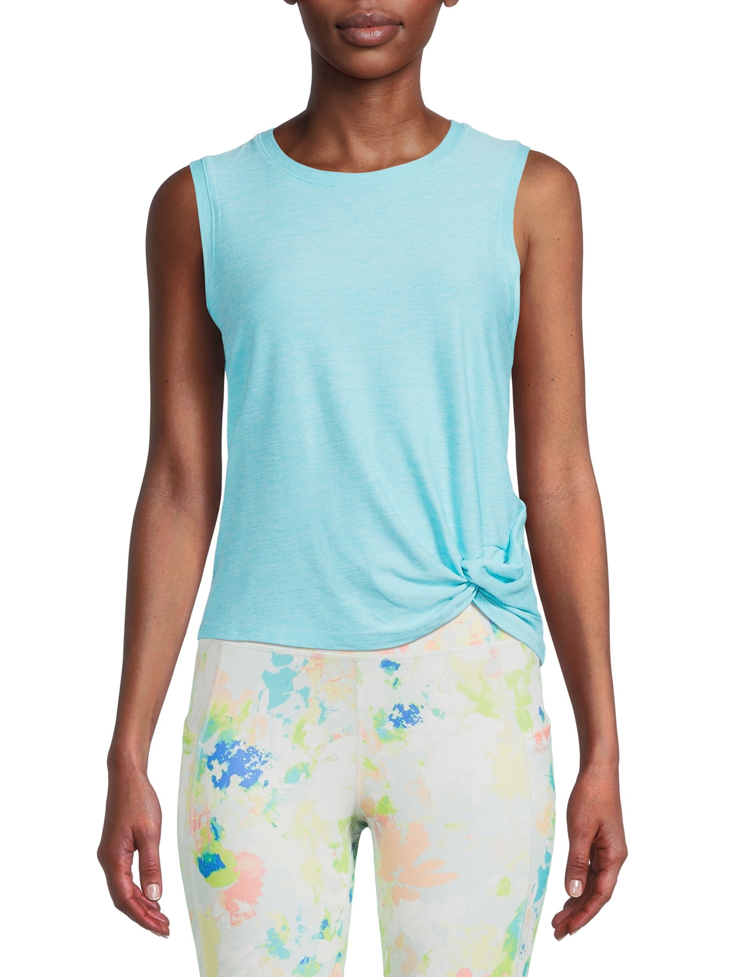 Avia Women's Side Twist Active Tank Top - Walmart.com