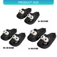 Fun Big Eye Shower Shoe PVC Anti Slip Shower Slippers Women's Bathroom ...