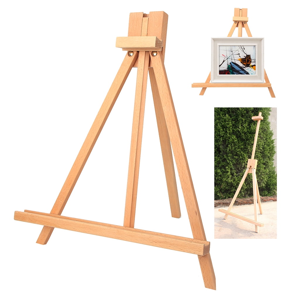 Easel, Easel Stand, Small Beech Tabletop Easel Stand Office For Home ...
