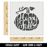 Happy Fall Autumn Harvest Pumpkin with Vine DIY Cookie Wall Craft ...