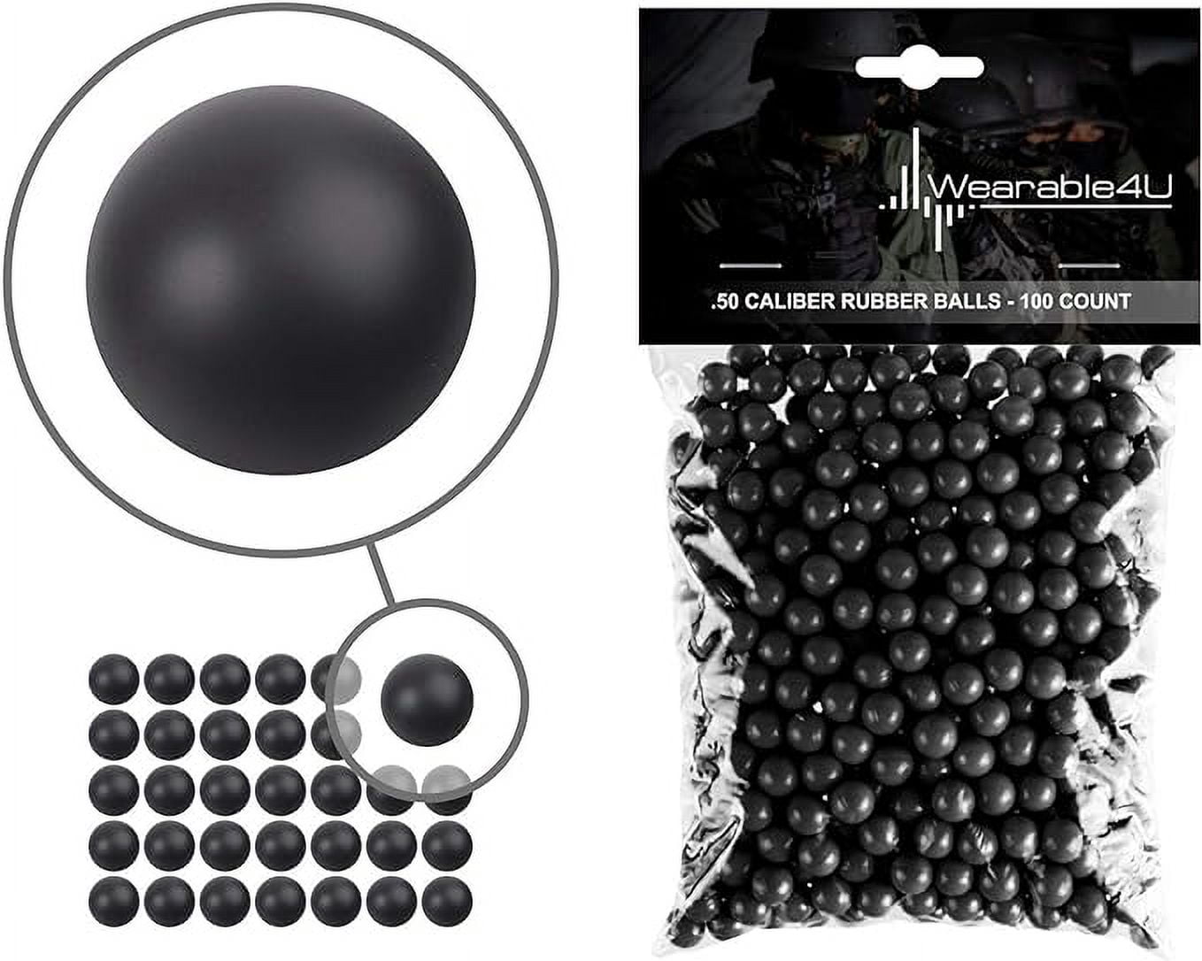 5 Gram Steel PVC Riot Training Balls .68 Caliber Paintball Rounds - 5 ...