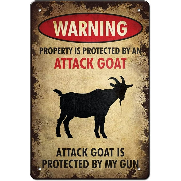 Funny Goat Signs