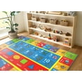 KC Cubs Playtime Collection ABC Numbers Shapes Educational Rug 5' x 6'6 ...