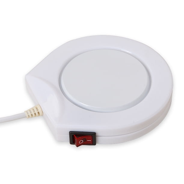 nipocaio Portable Cup Heater Mug Warmer Unique White Electric Powered ...