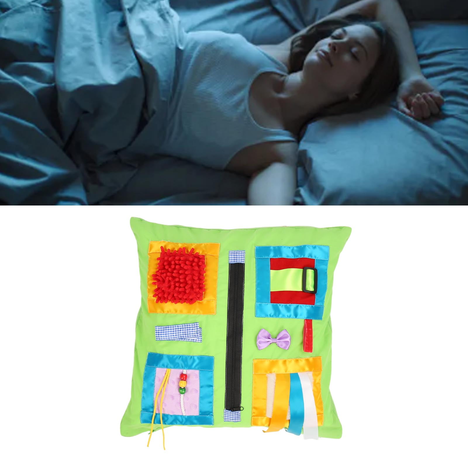 Click here for Lhcer Sensory Toy Pillow  Zipper Soft Sensory Acti... prices