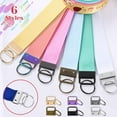 WINDLAND 42Pcs for Key Fob Hardware with Split Rings Lanyard Wristlet ...
