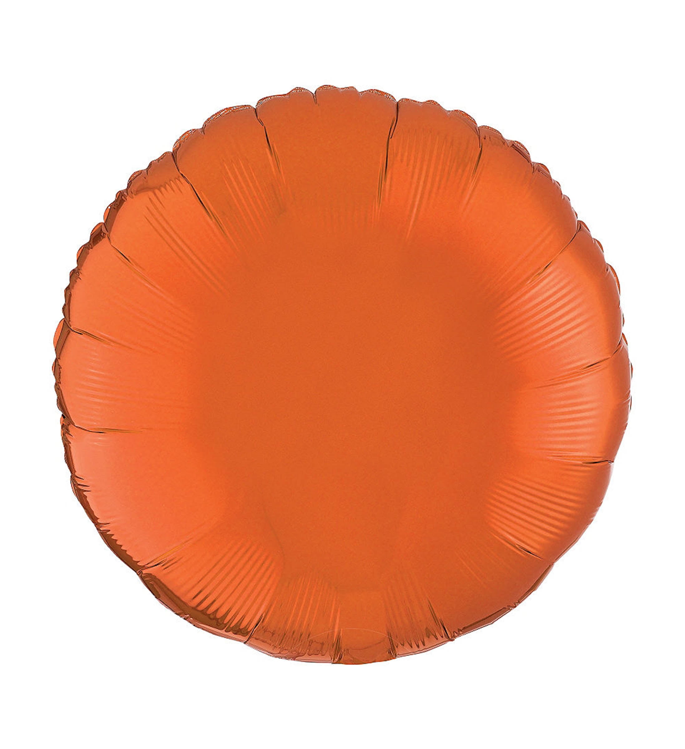 Unique Industries Unique Orange Round Foil Balloon Party Supplies and ...