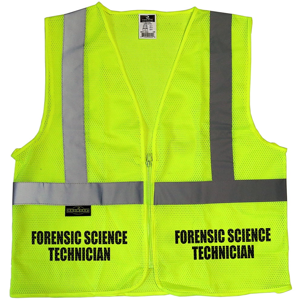 Forensic Science Technician safety vest, High Visibility vest - Walmart.com