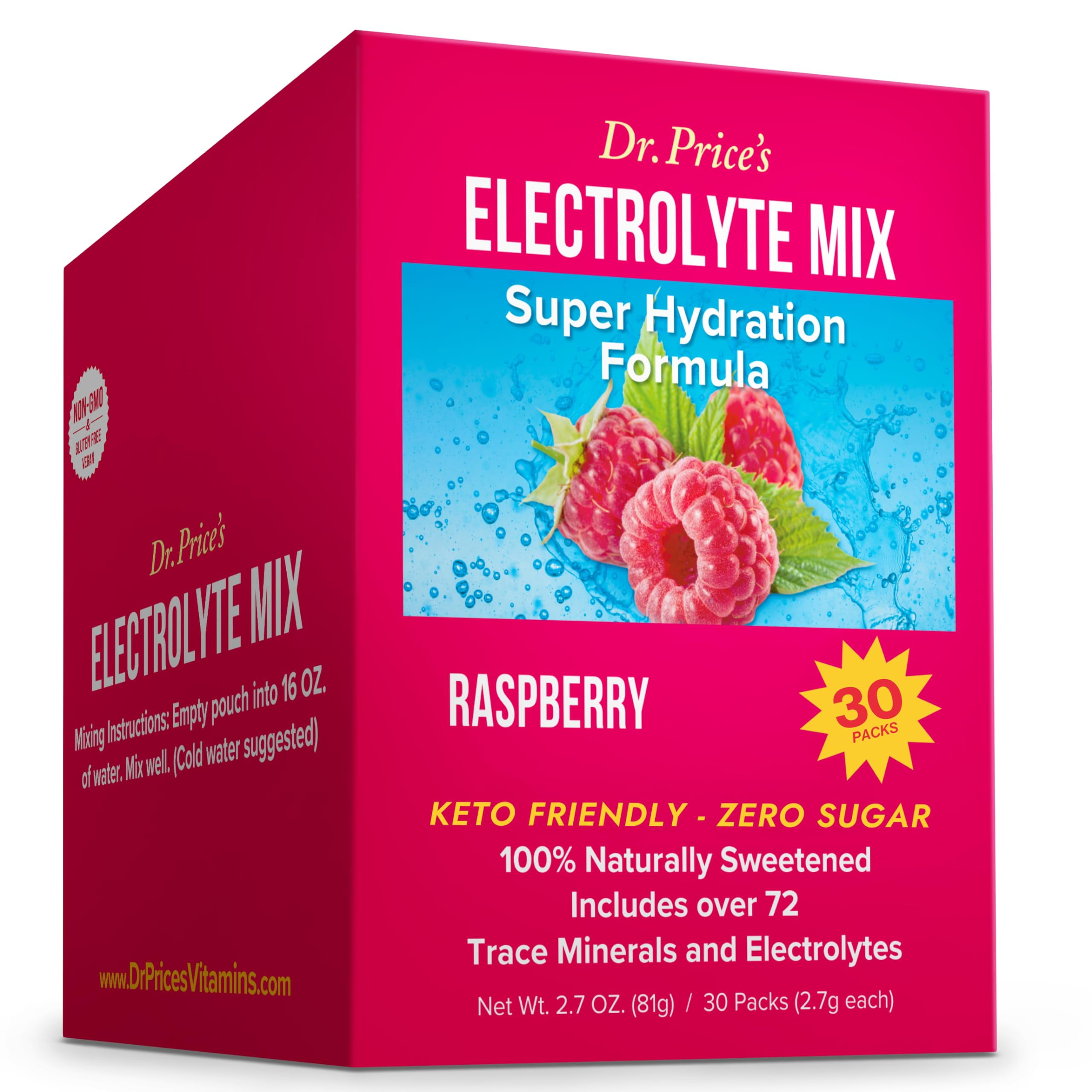Electrolytes Powder Packets - Electrolytes No Sugar - Hydration Packets ...