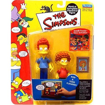 The Simpsons Series 9 Playmates Action Figure Rod Todd Flanders ...