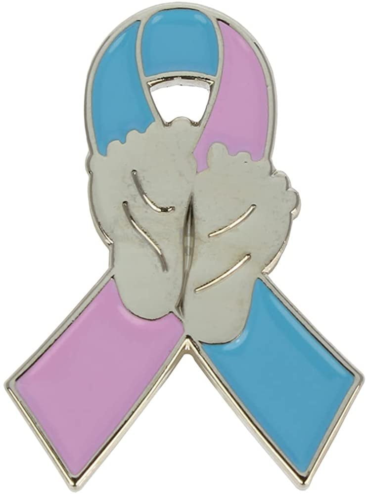 Infant Loss Awareness Ribbon Pin Pkg of 12 - Walmart.com