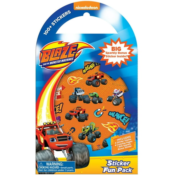 Nickelodeon Sticker Fun Pack-Blaze - Walmart.com