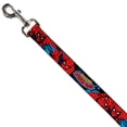 Marvel Comics Pet Leash, Dog Leash, Amazing Spider Man, 4 Feet Long 1.0 ...