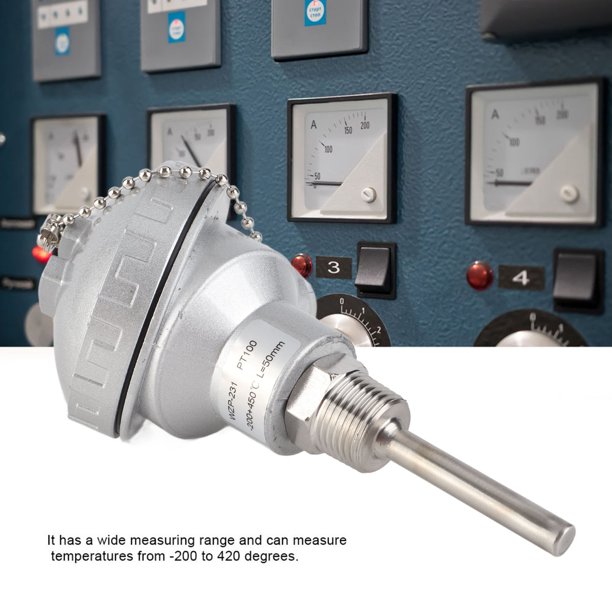 RTD PT100 Temperature Sensor Probe 1/2in NPT Thread Thermocouple ...