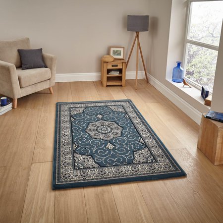 Heritage 4400 Dark Blue Rectangle Rugs Traditional Rugs | Walmart Canada
