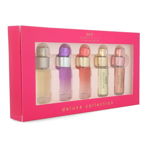 Set Mini Perry Ellis Deluxe Collection 5Pzs Perry Ellis Fragancia ...