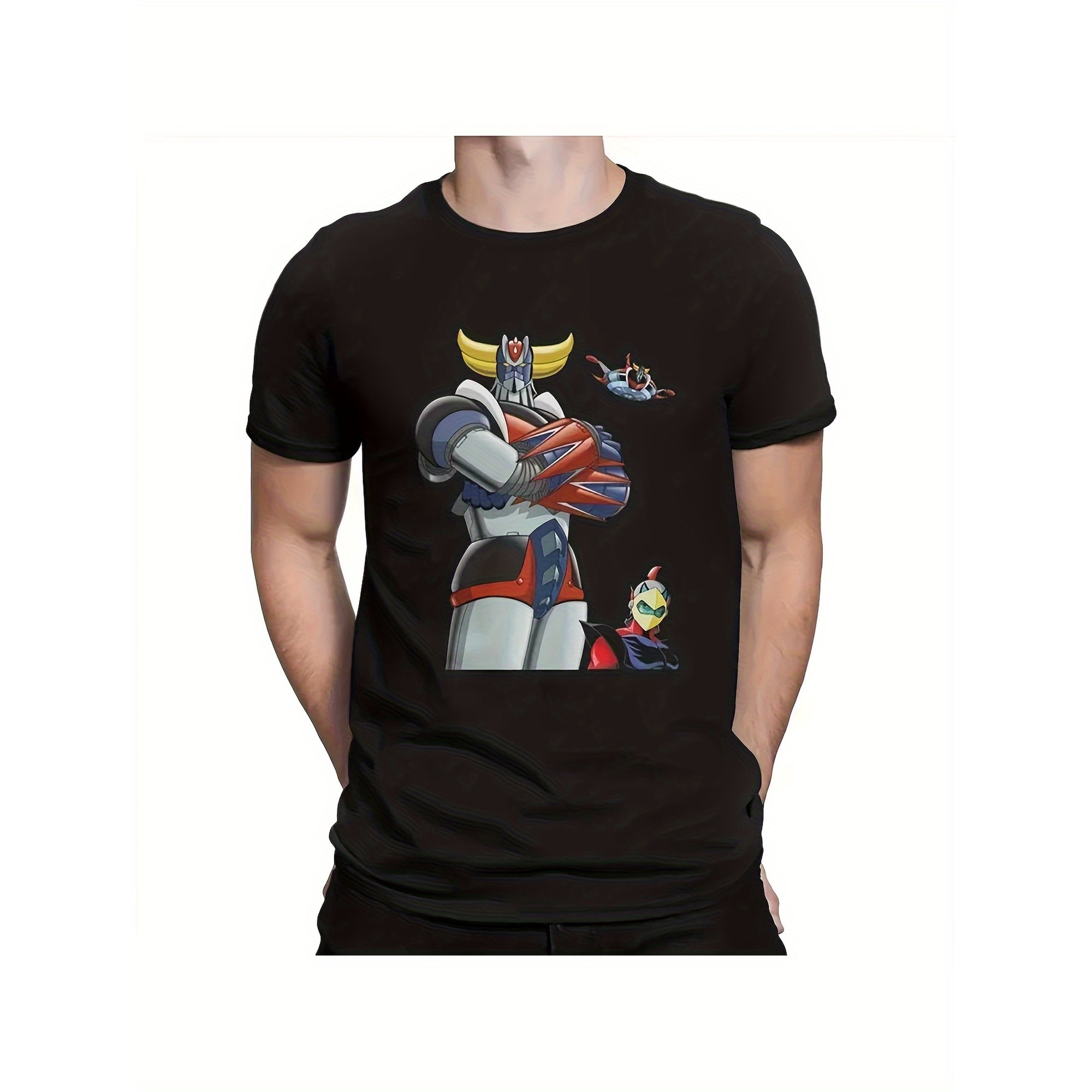 Click here for Yingd T Shirt Goldorak Men Anime Ufo Robot Grendiz... prices