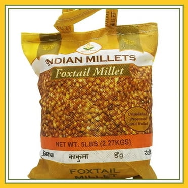 Organic Whole (Hull Intact) Millet Seeds: 5 Lb - Cereal Grain ...