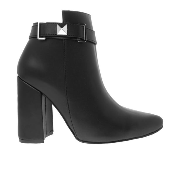 Botín Thalía color negro con estoperol en cinta ajustable 25.5 Dorothy ...