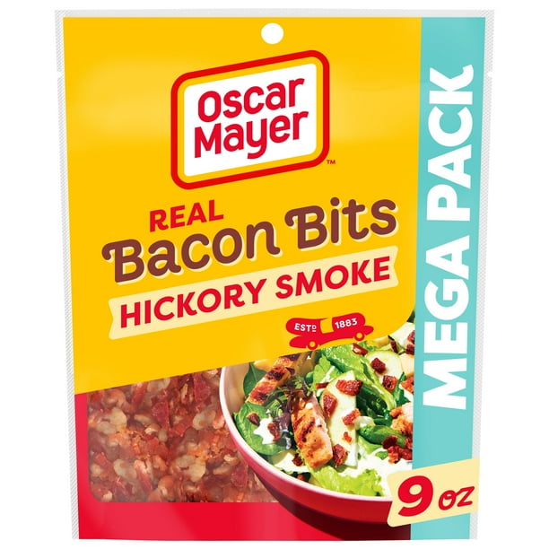 Oscar Mayer Real Bacon Bits Mega Pack, 9 oz Bag, 2-2.5 cups - Walmart.com