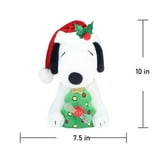 Peanuts 10 inch Animated Snoopy Holding a Tree with Message Fan, Plush ...