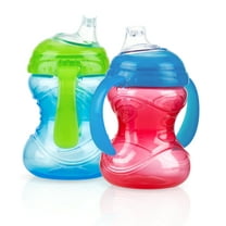 Nuby Clik-It Soft Spout Trainer Sippy Cup - 2 pack, Colors May Vary - Walmart.com