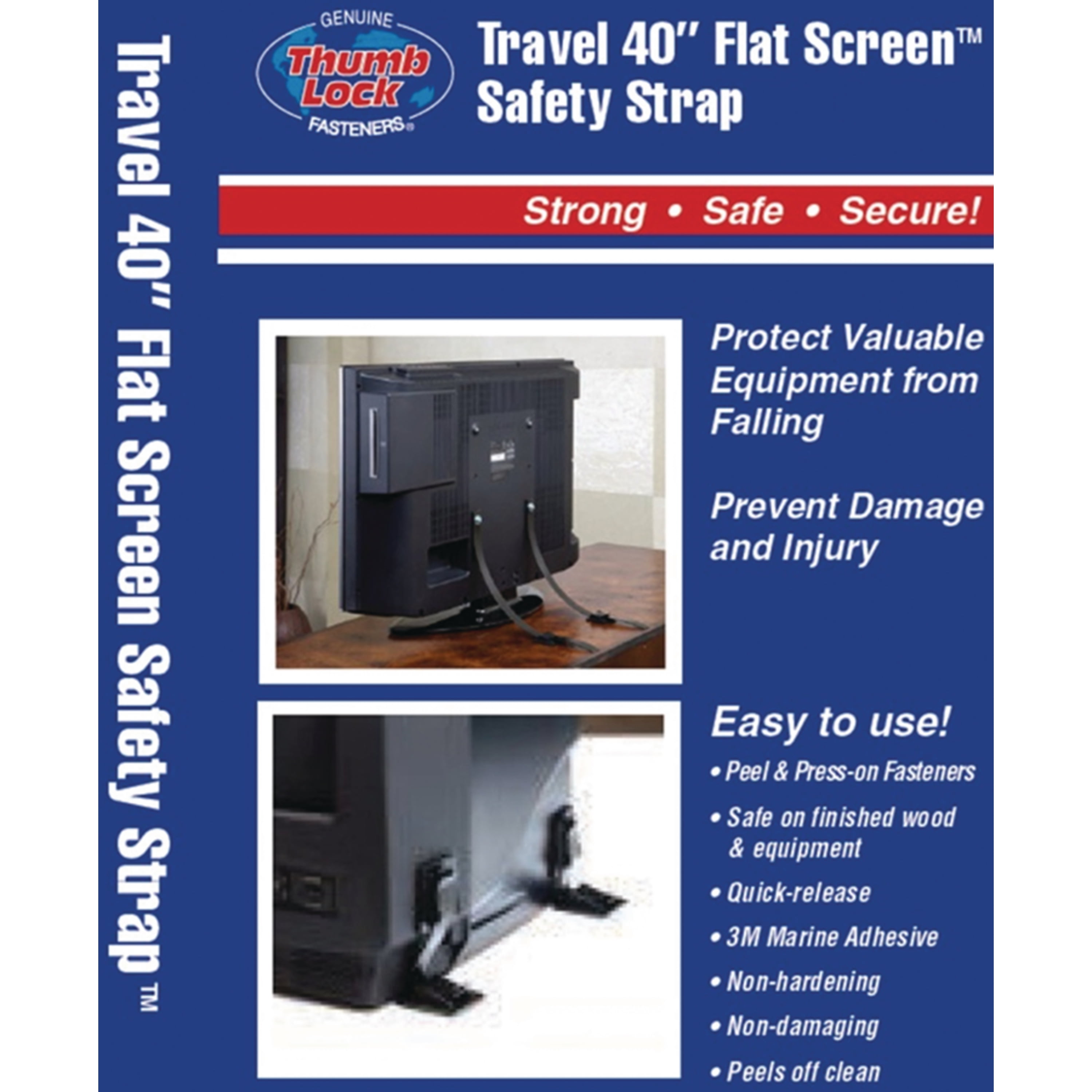 Ready America 4615 Thumb Lock 100 lb. Capacity 40" Flat Screen RV TV ...