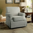 Furniture of America Swivel Transitional Fabric Rawny Rocking Chair ...