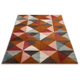 Well Woven Vettore Lexington 7'10" x 10'6" Modern Geometric Triangle ...