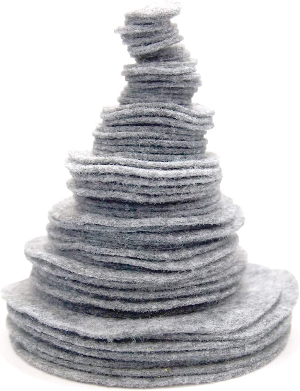 Playfully Ever After Charcoal Gray Craft Felt Circles (Mixed Size Pack ...
