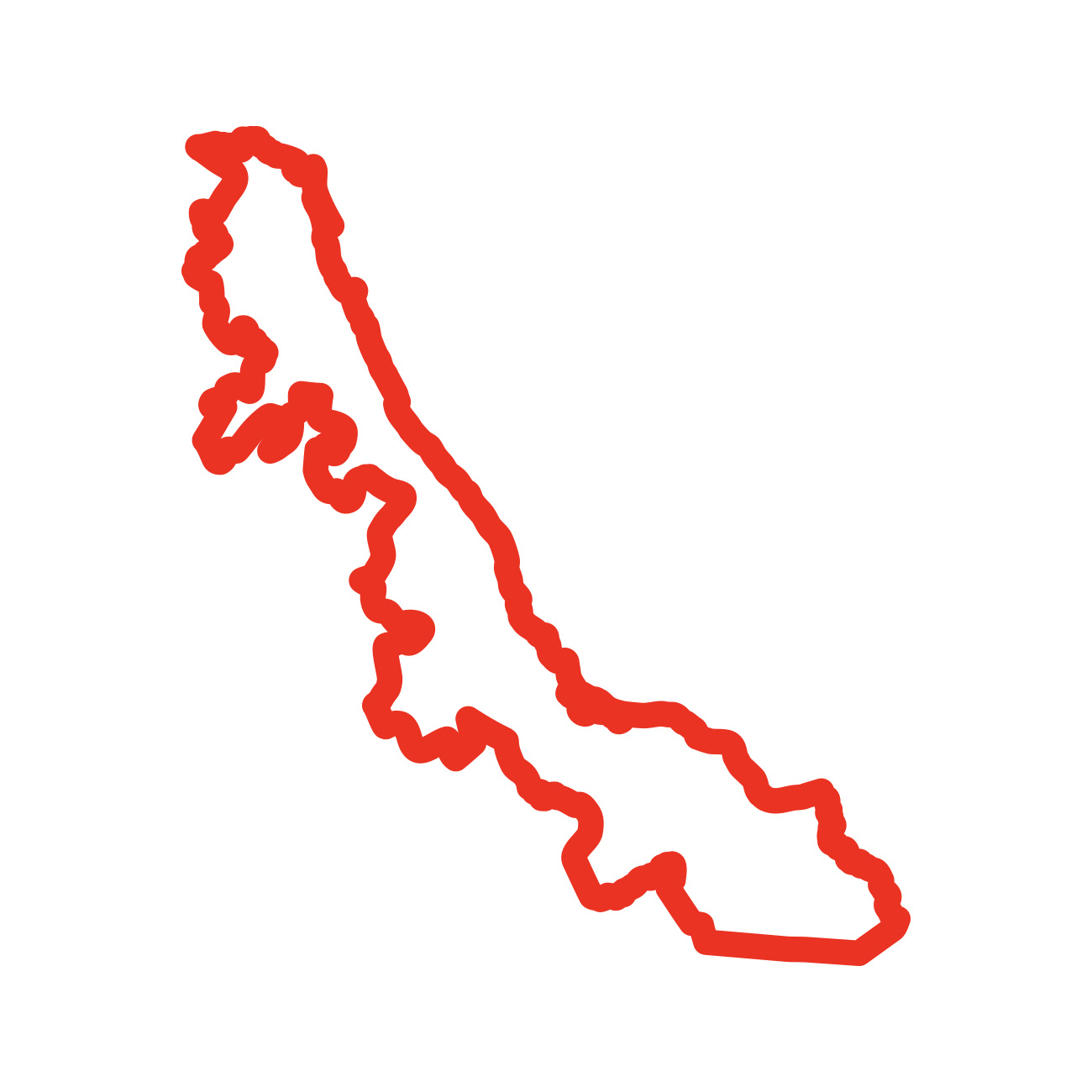 Veracruz State Shaped Sticker Decal Die Cut - Self Adhesive Vinyl - Weatherproof - Made in USA ...