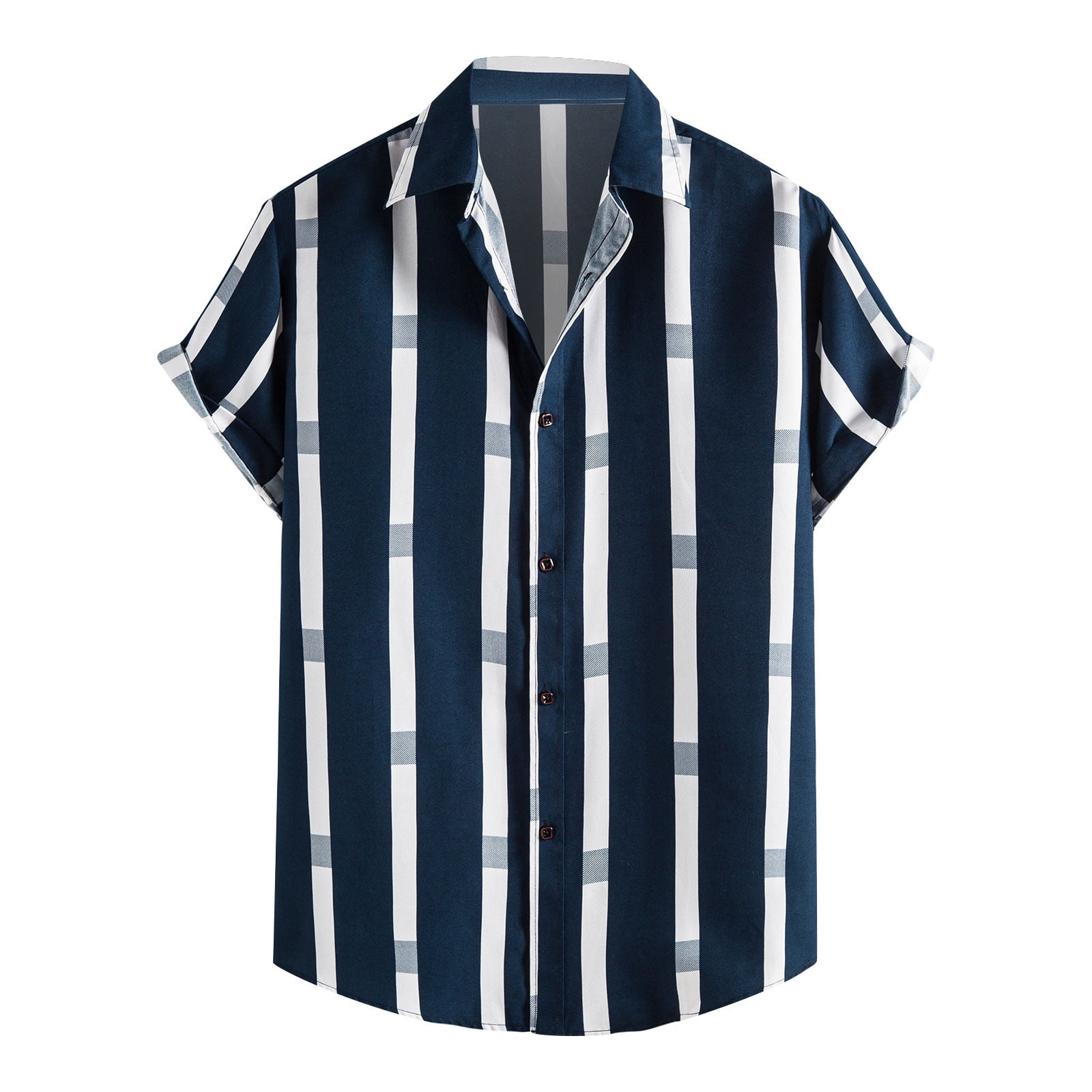 Click here for Unbranded Denim Shirt Men Casual Patchwork Buttons... prices