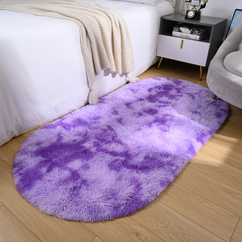 Lochas Fluffy Rugs Fuzzy Carpet Soft Modern Shaggy Area Rug for Bedroom ...